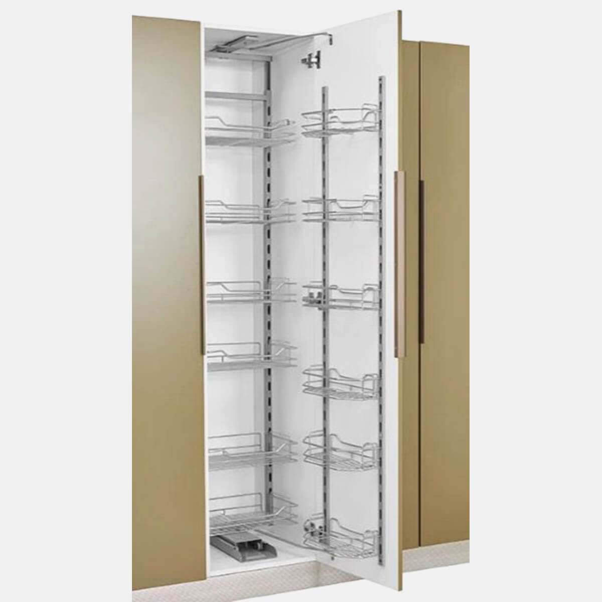 6 Layer Tall Cabinet Unit (Chrome Plated) – Amex Trading